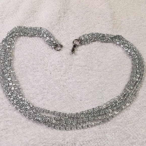 Sarah Coventry | Jewelry | Vintage Sarah Cov 8strand Chain Necklace ...